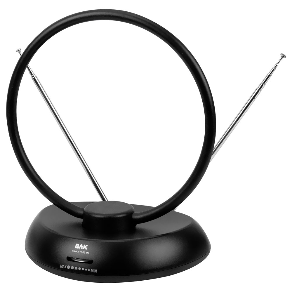 Antena para TV Digital BAK BK-ANT182-IN Interno / HD / UHF / VHF / HDTV ...
