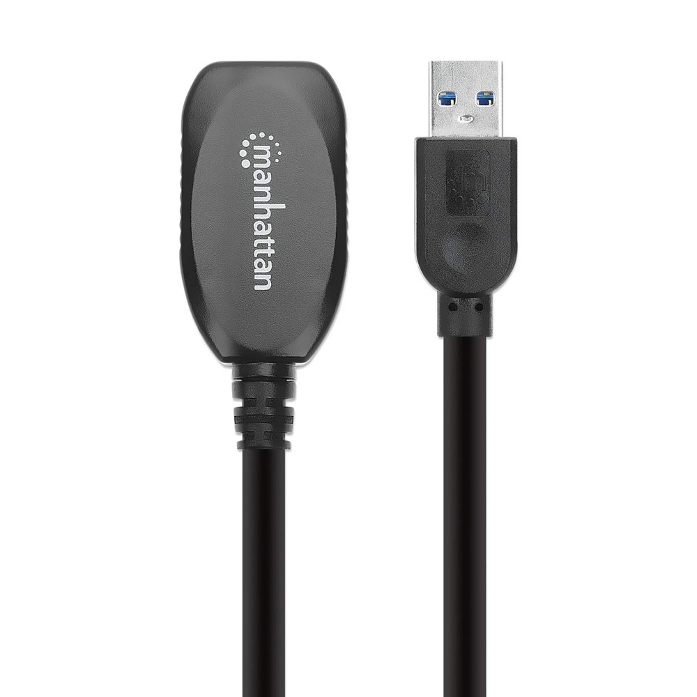 Cabo de Extensão USB para USB 3.0 Preto - 5M Manhattan Blister 150712 ...