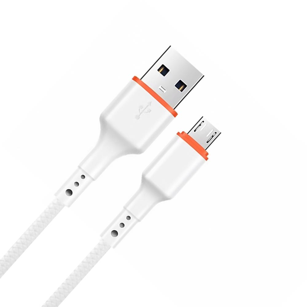 Cabo Kolke KCC-1571 Micro USB A USB Macho 1M - Branco no Paraguai ...