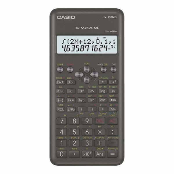 CALCULADORA CIENTIFICA CASIO FX-100MS 2ND EDITION PRETO no Paraguai ...