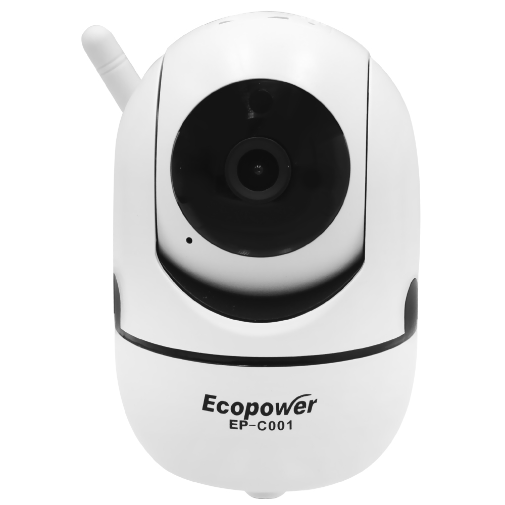 Câmera de Segurança IP Ecopower EP-C001 Smart Wifi / 360° / 1080P ...