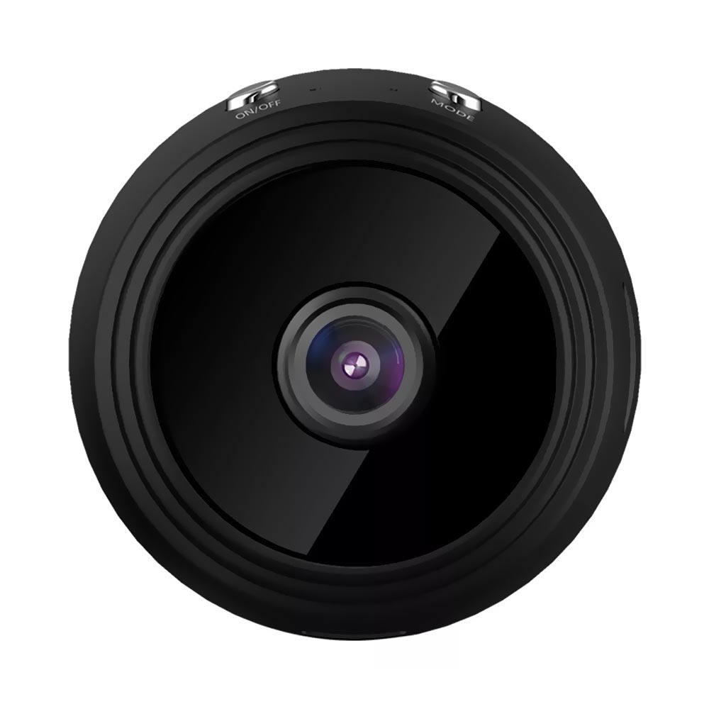 Câmera de Segurança Mannatech SWD1120 Mini Smart Wi-Fi / 1080P - Preto ...