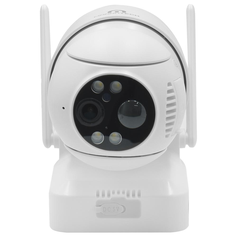 Câmera de Segurança Mannatech SWD1131 Smart Wi-Fi / 360° - Branco no ...