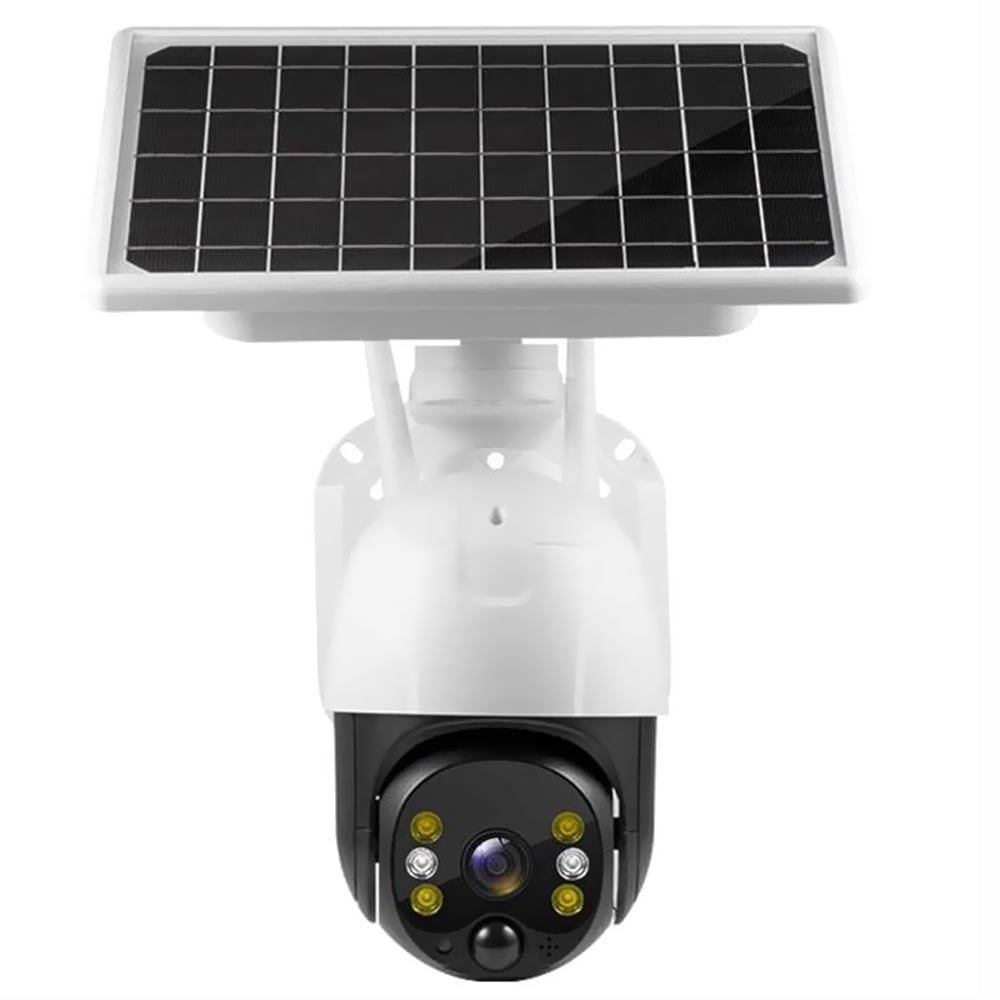 Câmera de Segurança S-20WF Outdoor / Painel Solar / Smart Wi-Fi / 4.0MP ...