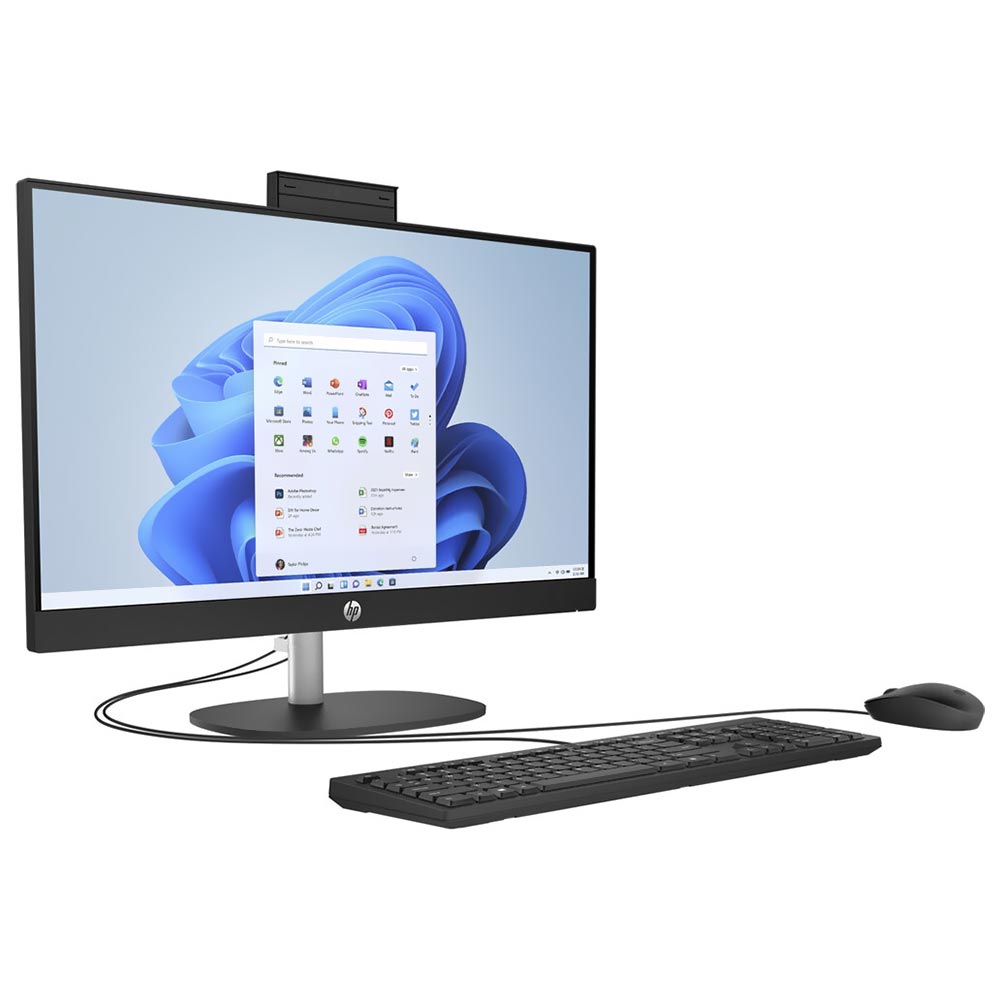 Desktop HP 24-CR0030 Intel Core i3 N300 de 3.8GHz Tela Full HD 23.8" / 8GB de RAM / 256GB ...