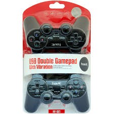 Controle Havit HV-G85 para PS2 / PS3 / PC / USB - Vermelho no Paraguai ...