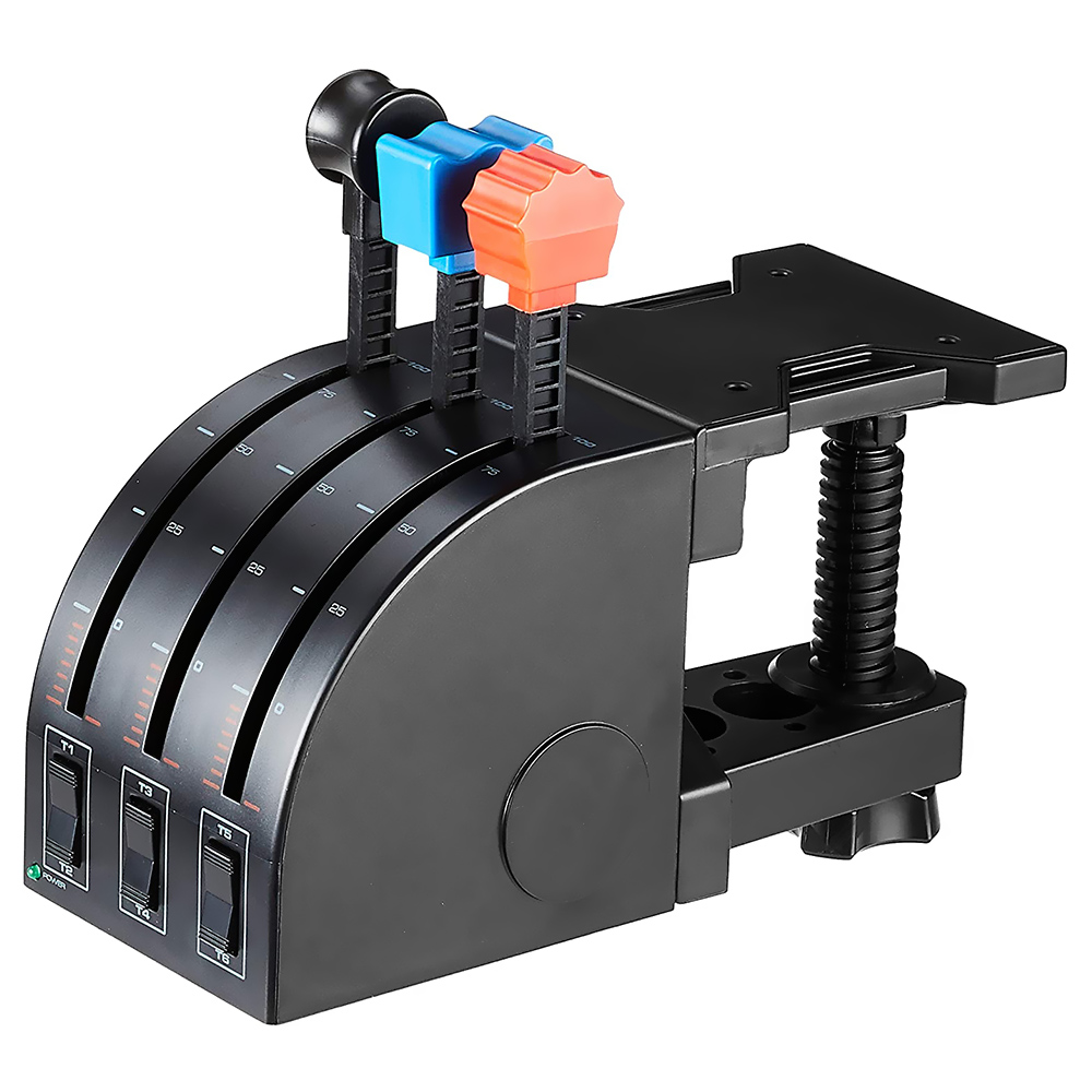 Controle Logitech Flight Throttle Quadrante Pro - Preto (945-000032) no ...