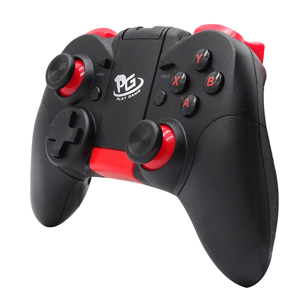 Joystick PG-Play PG2 com Bluetooth - Preto/Vermelho - Visão Vip ...