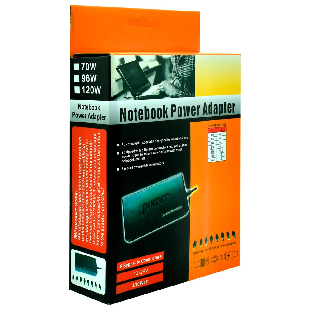 Fonte Universal para Notebook Power 100W 110-220V no Paraguai - Visão ...