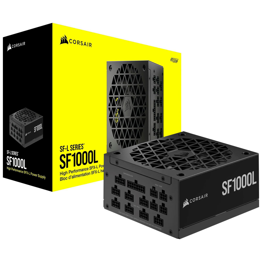 Fonte de Alimentação Corsair SF1000L SF-L Series 1000W SFX / Modular ...