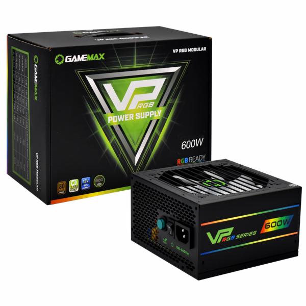 FONTE ATX 600W GAMEMAX VP-600-RGB 80 PLUS BRONZE RGB MODULAR - Visão Vip Informática - Compras ...
