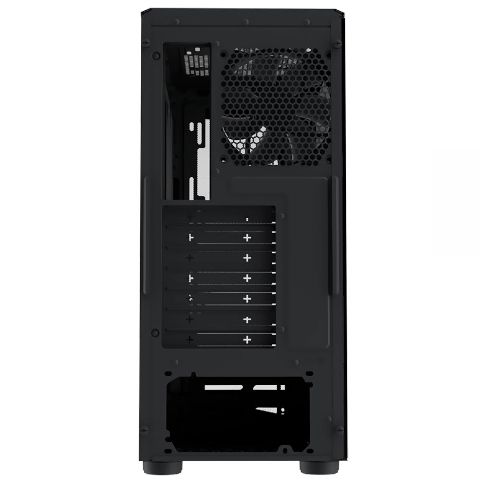 Gabinete Gamer Cooler Master CMP 520L Mid Tower / 1 Cooler - Preto no Paraguai - Visão Vip ...