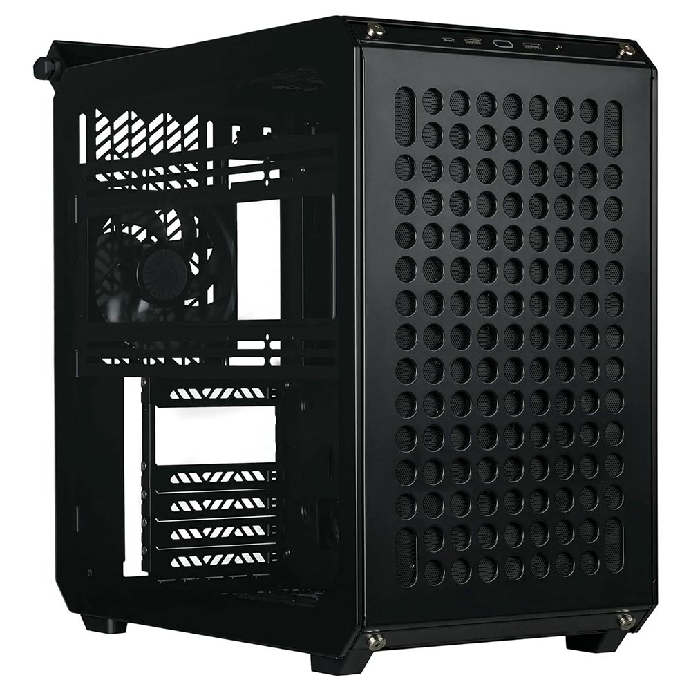 Gabinete Gamer Cooler Master Flatpack QUBE500 Mid Tower / 1 Cooler - Preto (Q500-KGNN-S00) no ...