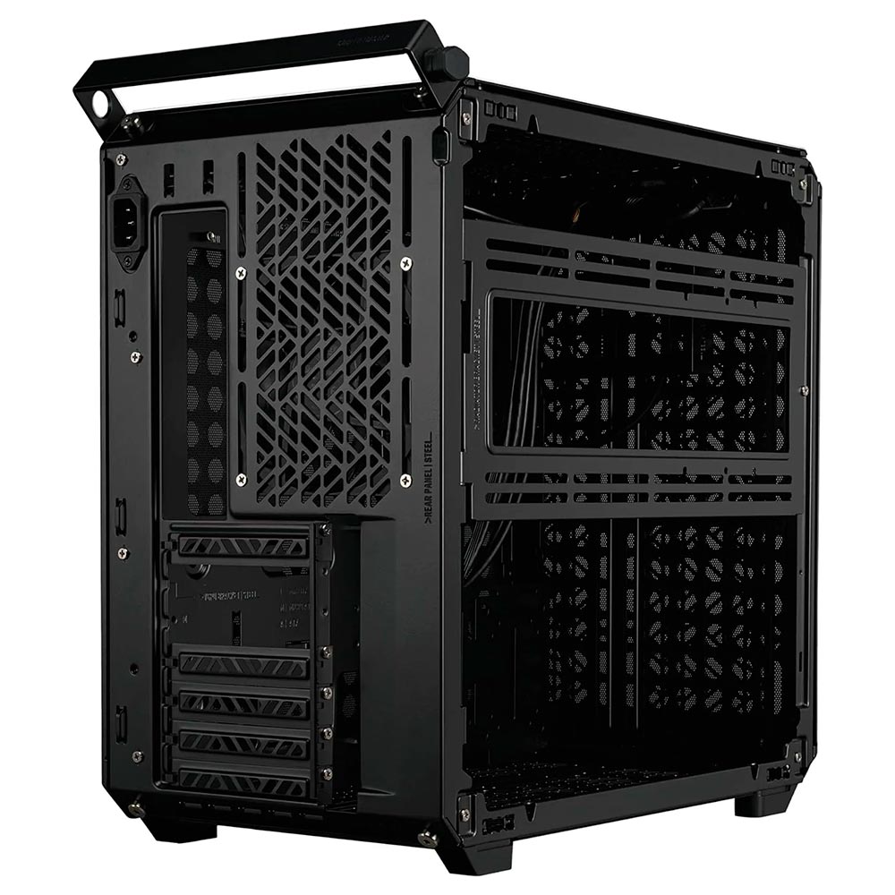 Gabinete Gamer Cooler Master Flatpack QUBE500 Mid Tower / 1 Cooler - Preto (Q500-KGNN-S00) no ...