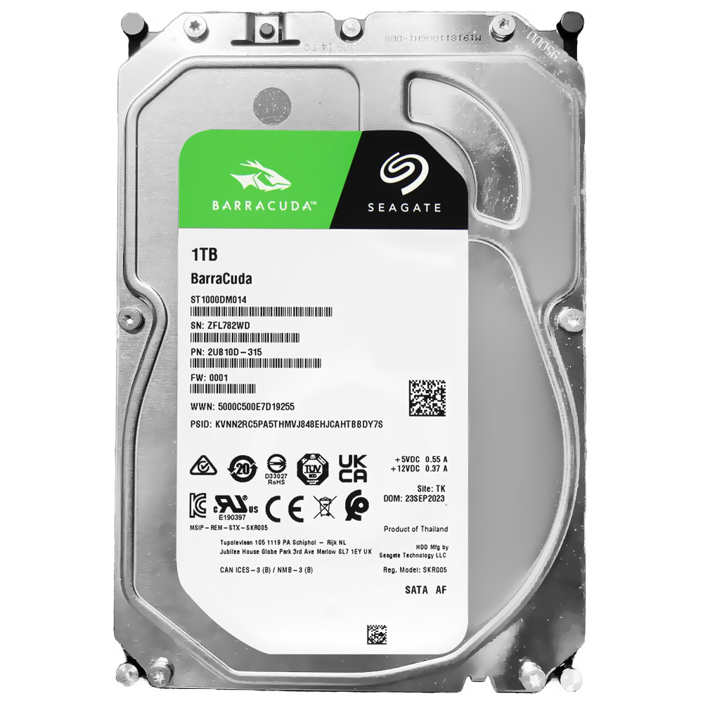 HD Seagate 1TB BarraCuda 3.5" SATA 3 7200RPM - ST1000DM014 no Paraguai - Visão Vip Informática ...