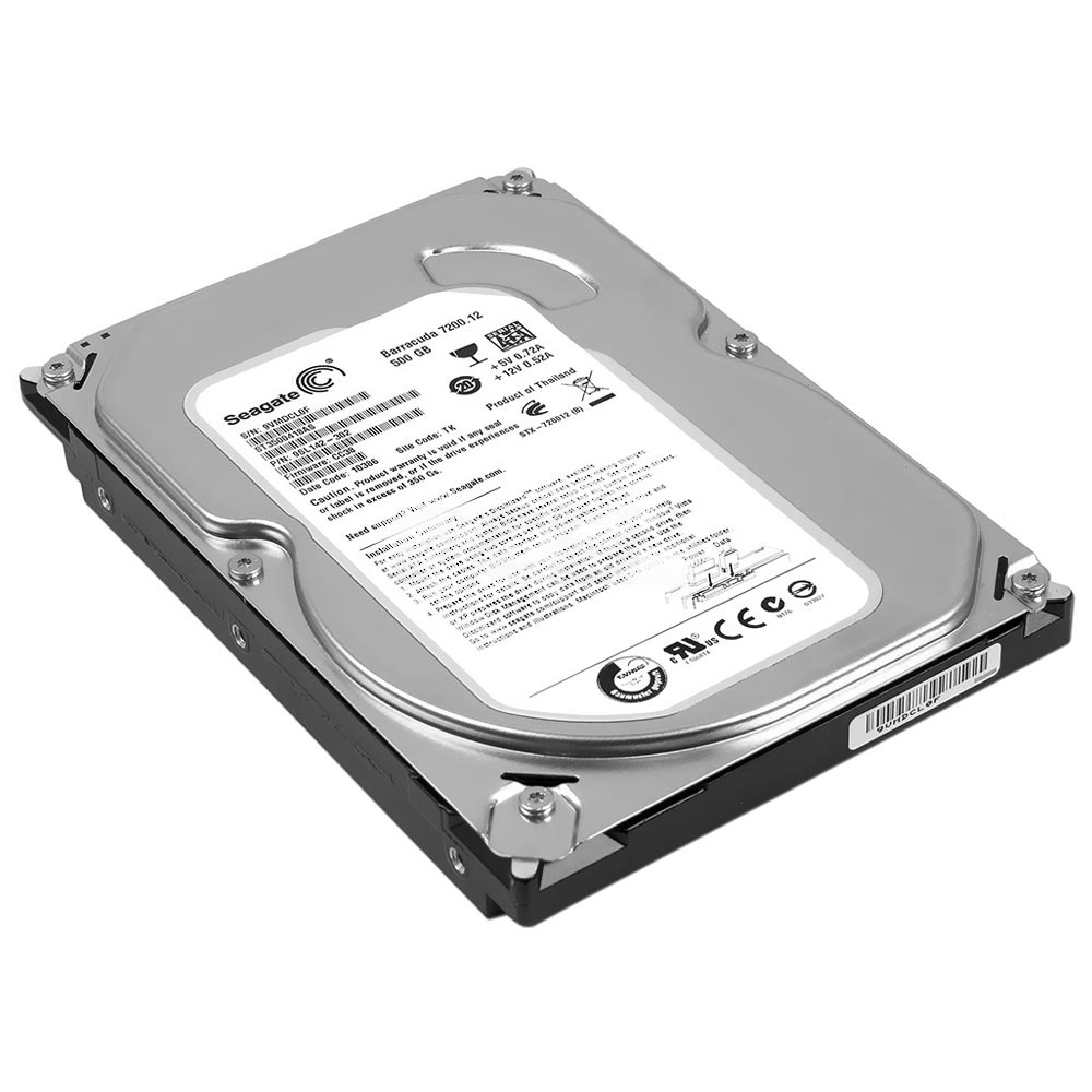 HD Seagate 500GB BarraCuda 3.5" SATA 3 7200RPM Pull - ST3500418AS no ...