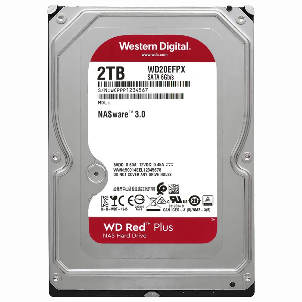 HD Western Digital 2TB WD Red Plus 3.5" SATA 2 5400RPM - WD20EFPX no ...