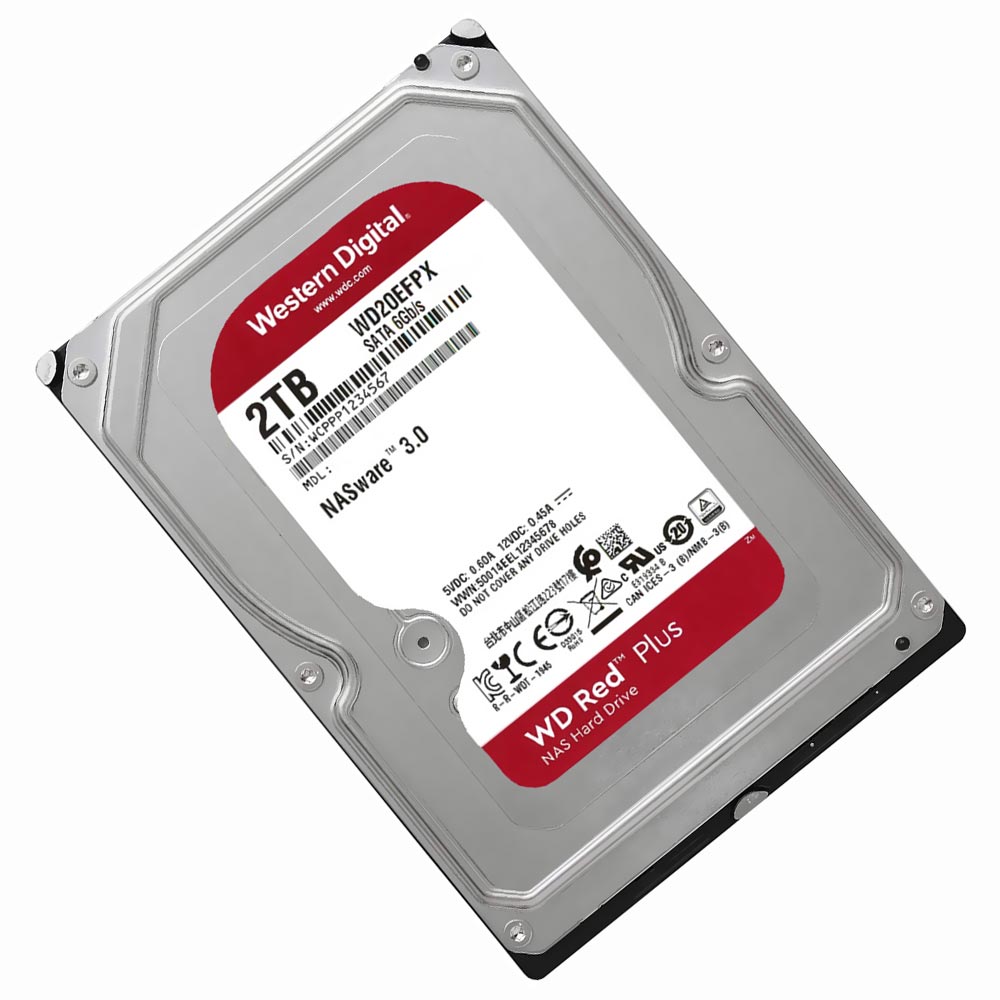 HD Western Digital 2TB WD Red Plus 3.5" SATA 2 5400RPM - WD20EFPX no ...
