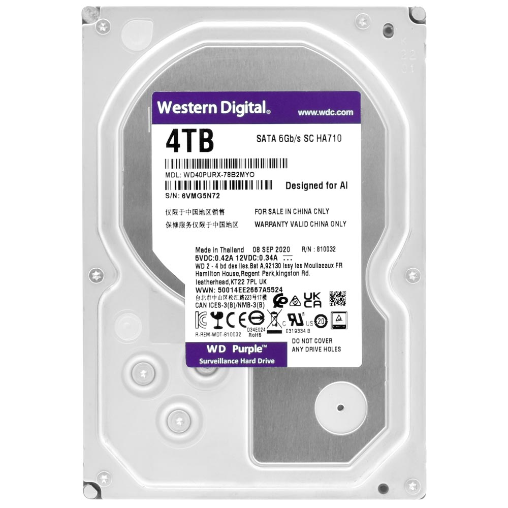 HD Western Digital 4TB WD Purple 3.5 HD Western Digital 4TB WD Purple 3.5