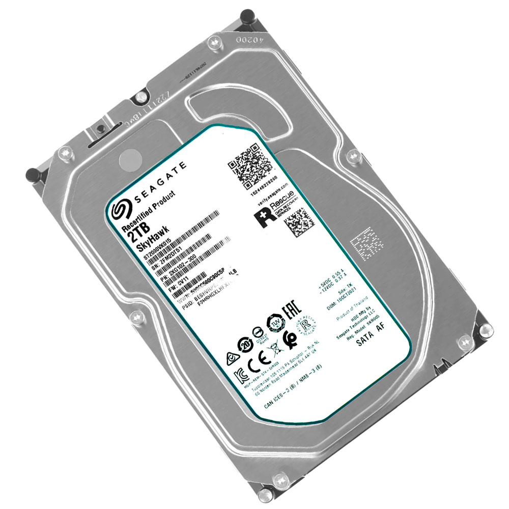 HD Seagate 2TB SkyHawk Surveillance 3.5" SATA 3 7200RPM Pull ...
