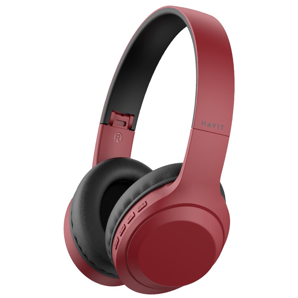 Fone de Ouvido Havit HV-H628BT / Bluetooth - Vermelho no Paraguai ...