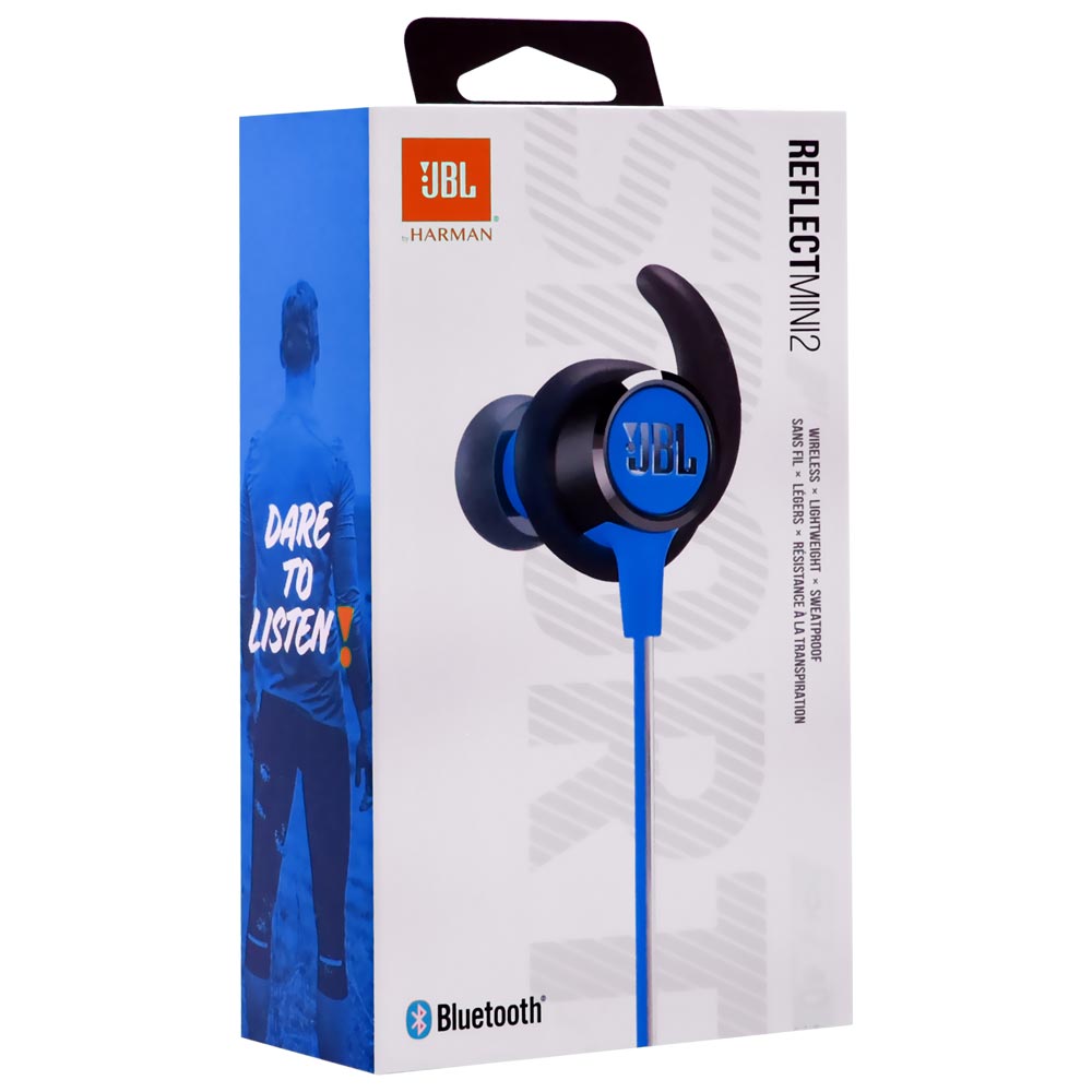 Fone de Ouvido JBL Reflect Mini 2 / Bluetooth - Azul no Paraguai ...