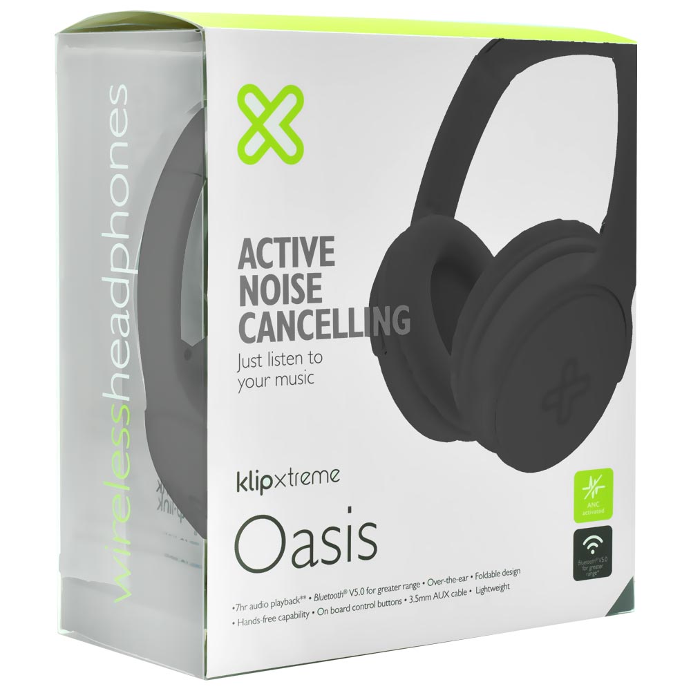 Fone de Ouvido Klip KNH-050BK Oasis / Bluetooth - Preto no Paraguai ...