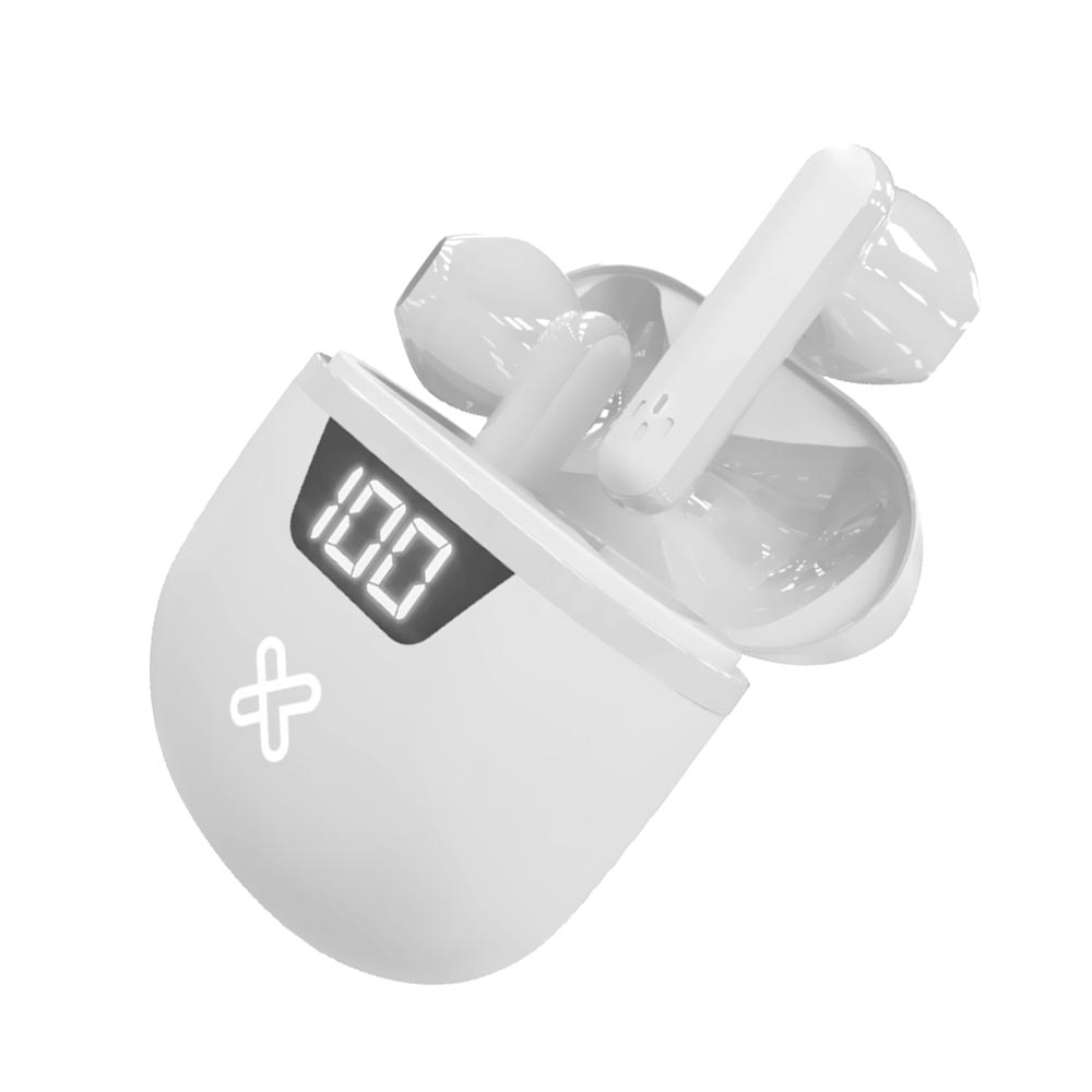 Fone de Ouvido Klip KTE-006WH TouchBuds TWS / Bluetooth - Branco no Paraguai - Visão Vip ...