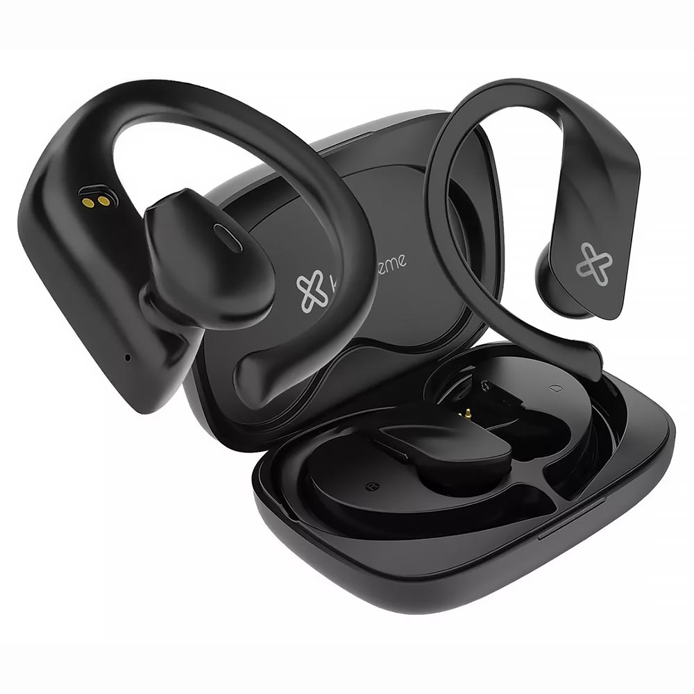Fone de Ouvido Klip KTE-100BK Sportsbuds TWS / Bluetooth - Preto no Paraguai - Visão Vip ...