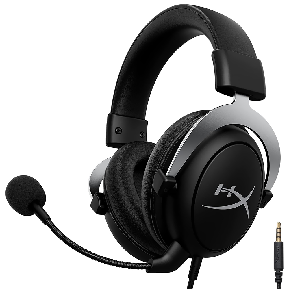 Fone Gamer Hyperx Cloudx Xbox / Com Fio - Preto / Prata (HHSC2-CG-SL/G ...