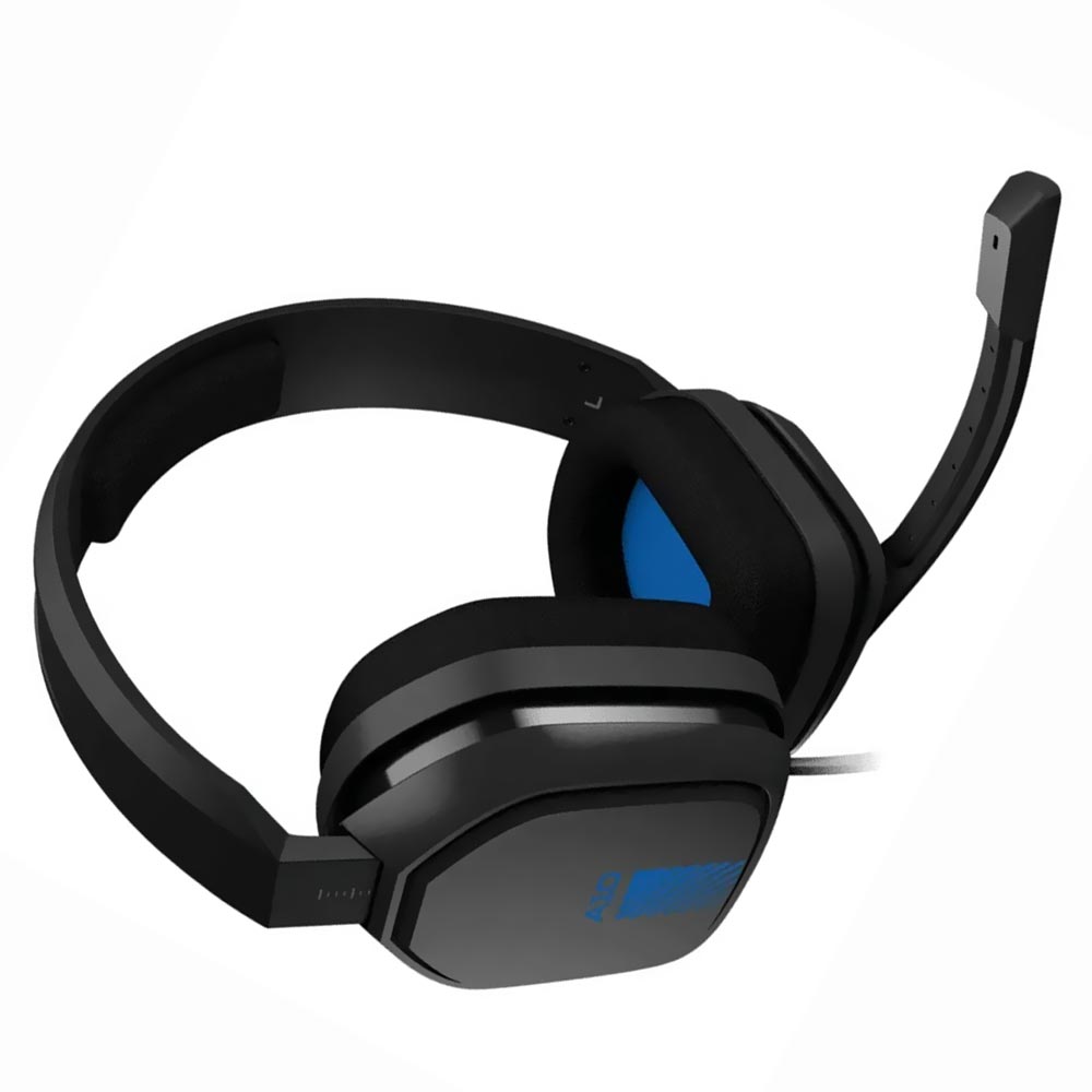 Fone Gamer Logitech Astro A10 / Com Fio - Cinza / Azul (939-001509) no ...