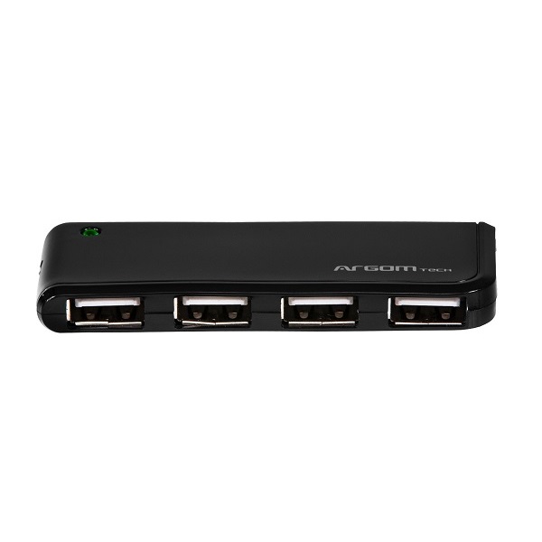 HUB 4 Portas USB 2.0 Argom Tech ARG-UB-0088 - Preto - Visão Vip ...