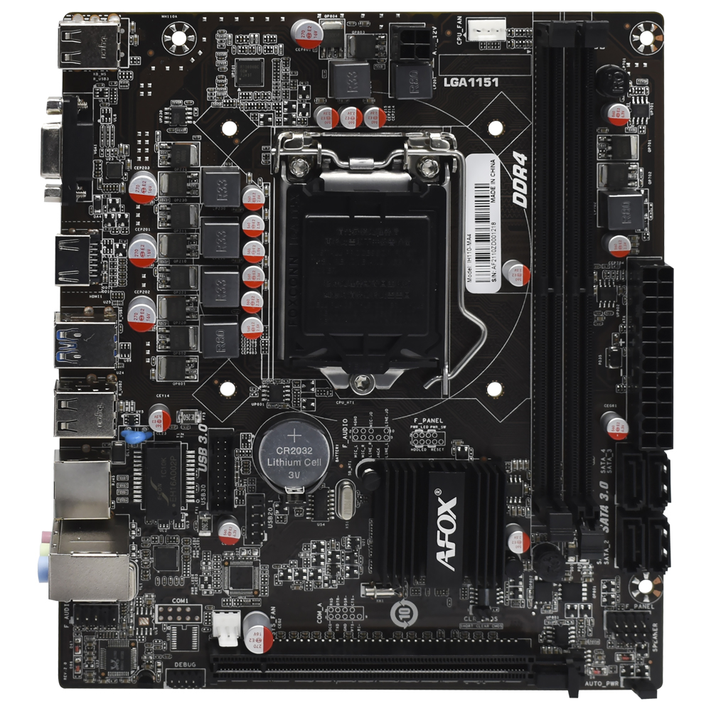 Placa Mãe AFOX IH110-MA4 Socket LGA 1151 / VGA / DDR4 no Paraguai ...
