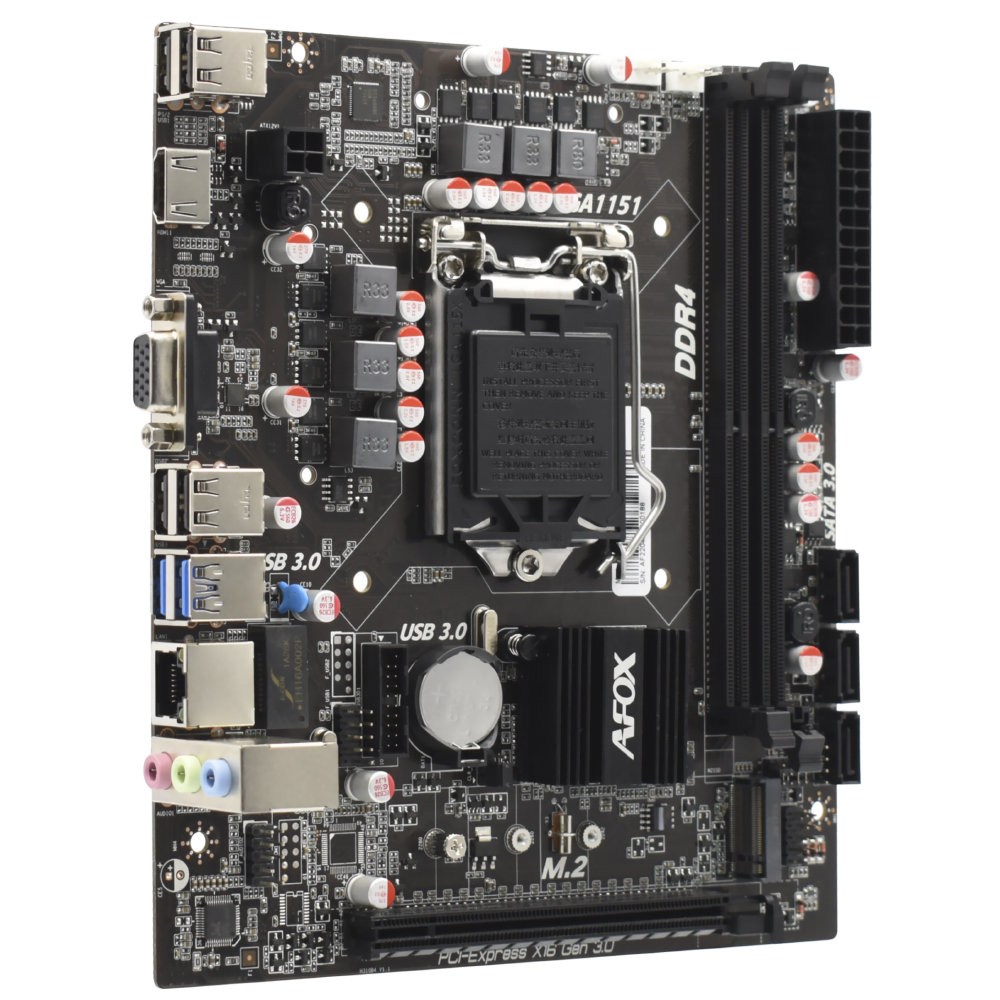 Placa Mãe AFOX IH310C-MA6 Socket LGA 1151 / VGA / DDR4 no Paraguai ... Placa Mãe AFOX IH310C-MA6 Socket LGA 1151 / VGA / DDR4 no Paraguai ...