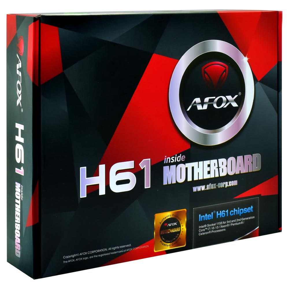 Placa Mãe AFOX IH61-MA5-V3 Socket LGA 1155 / VGA / DDR3 no Paraguai ...