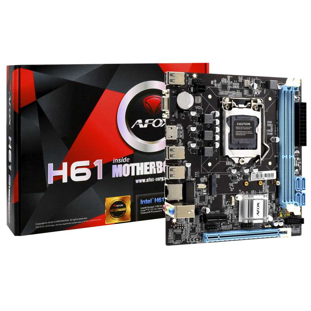 Placa Mãe AFOX IH61-MA9 Socket LGA 1155 / VGA / DDR3 no Paraguai - Visão Vip Informática ...