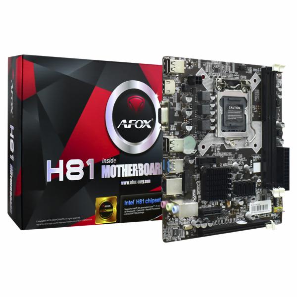 Placa Mãe AFOX IH81-MA Socket LGA 1150 / VGA / DDR3 no Paraguai - Visão ...