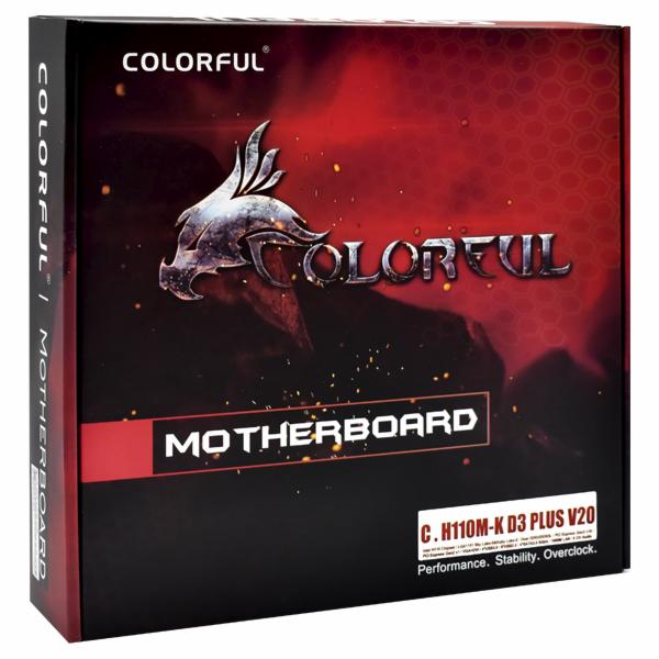 Placa Mãe Colorful C.H110M-K D3 PLUS V20 VGA / DDR3 no Paraguai - Visão Vip Informática ...