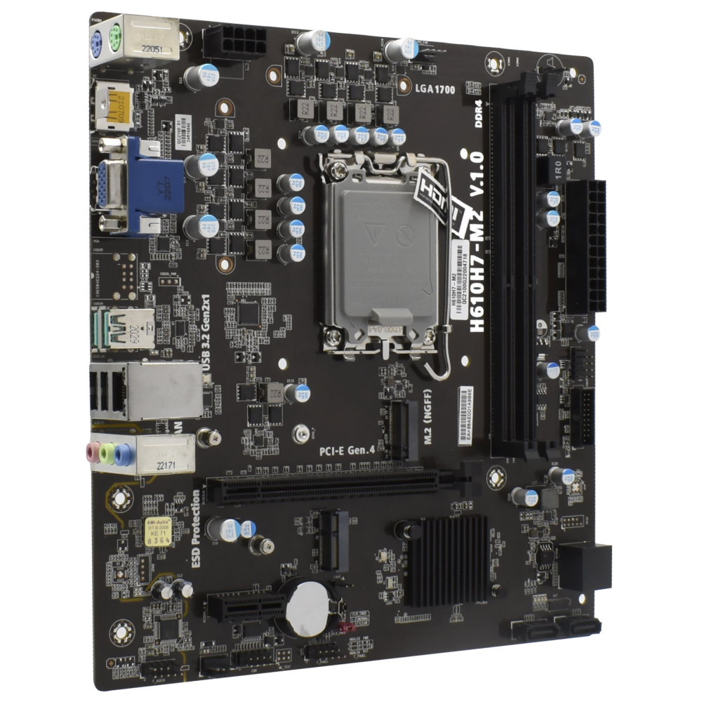 Placa Mãe ECS H610H7-M2 Socket LGA 1700 / VGA / DDR4 no Paraguai ...