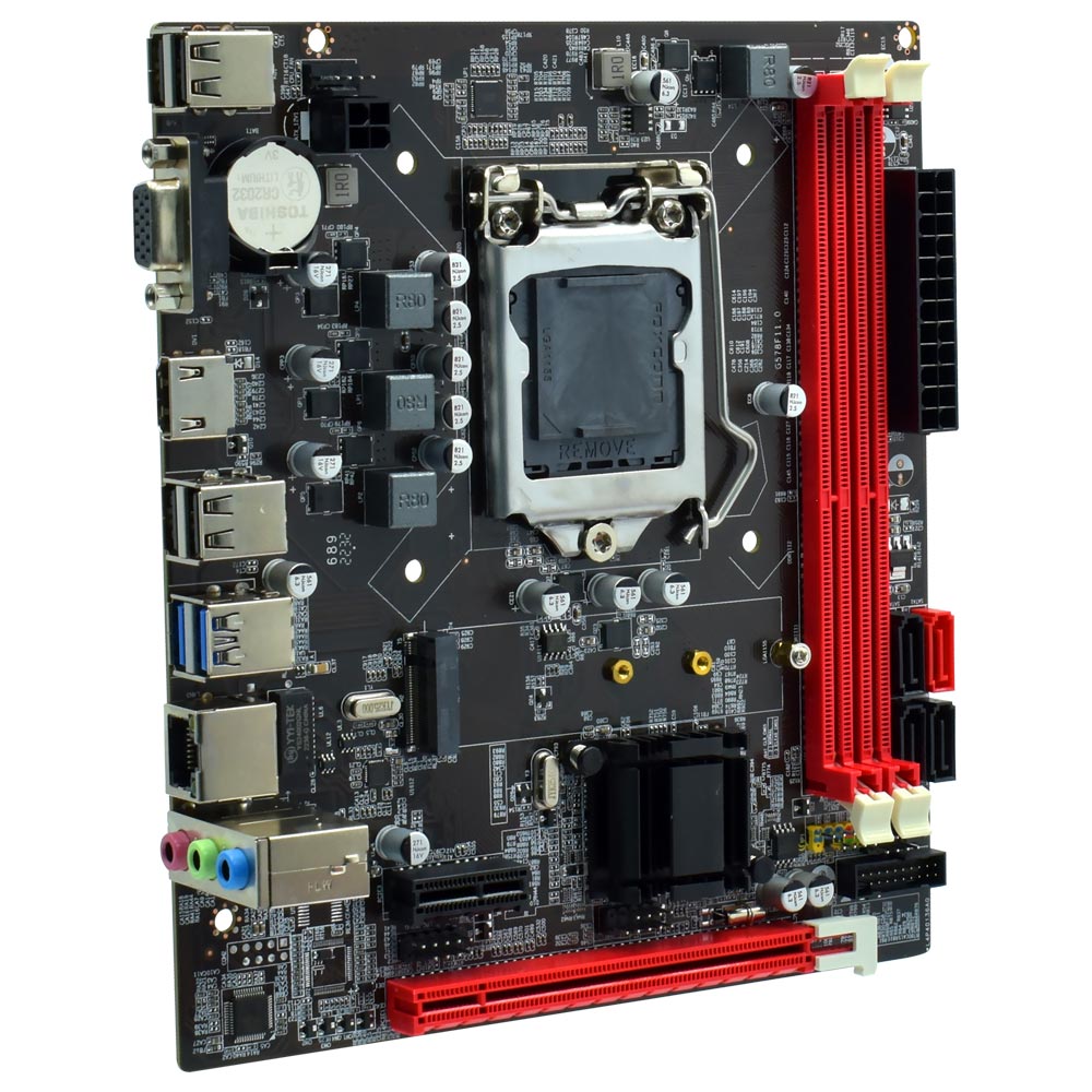 Placa Mãe Foxconn B75 Socket LGA 1155 / VGA / DDR3 no Paraguai - Visão Vip Informática - Compras ...