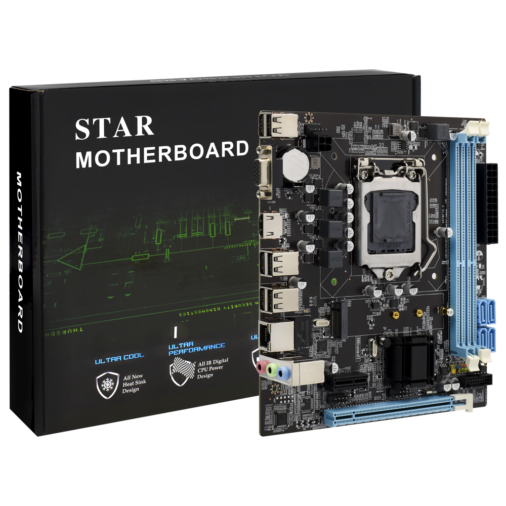 Placa Mãe STAR TG-H61G578 Socket LGA 1155 / VGA / DDR3 no Paraguai ...