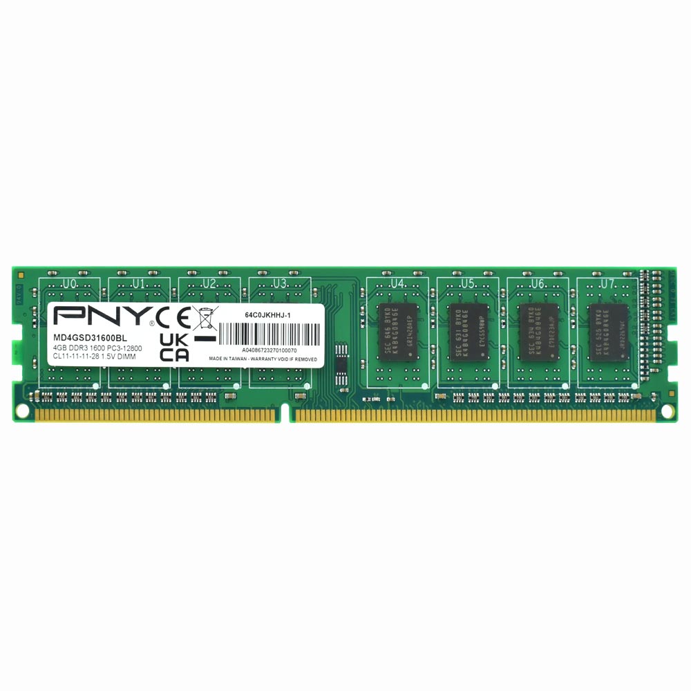 Memória RAM PNY Performance DDR3 4GB 1600MHZ - MD4GSD31600BL no ...