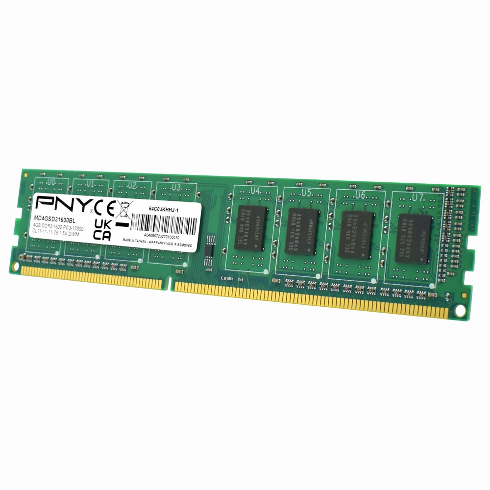 Memória RAM PNY Performance DDR3 4GB 1600MHZ - MD4GSD31600BL no ...