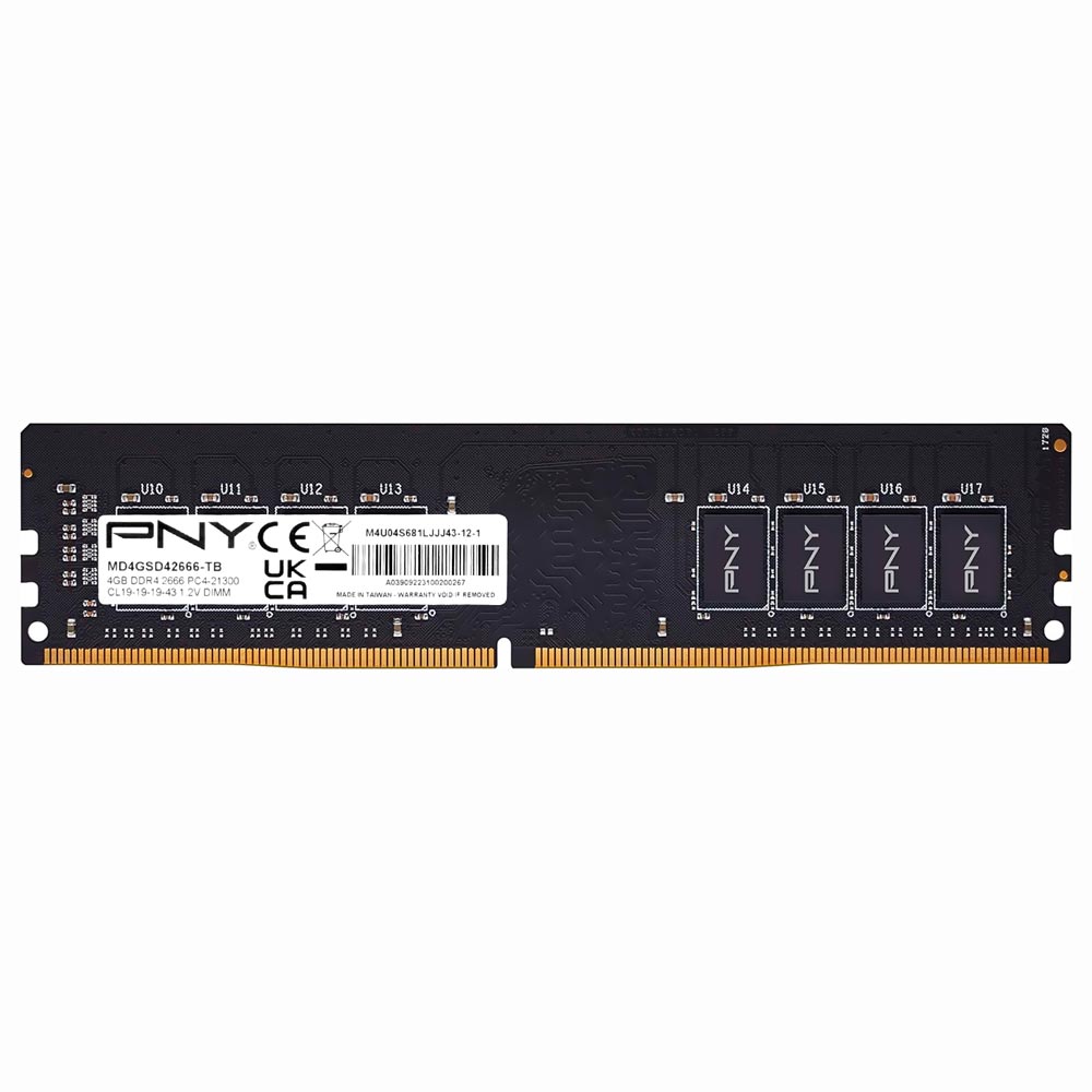 Memória RAM PNY Performance DDR4 4GB 2666MHz - MD4GSD42666-TB no ...