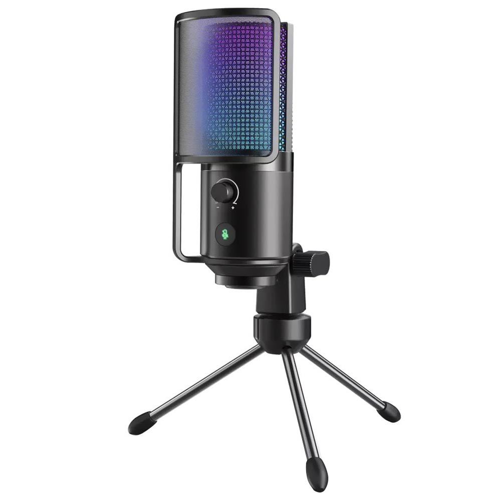 Microfone Fifine K669-PRO3 Recording Condenser Cardioid RGB - Preto no ...