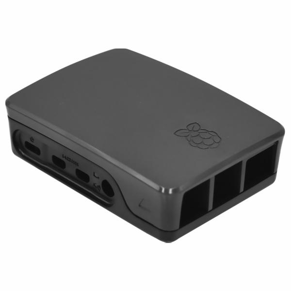 Case para Mini PC Raspberry Pi 4 - Preto / Cinza no Paraguai - Visão ...