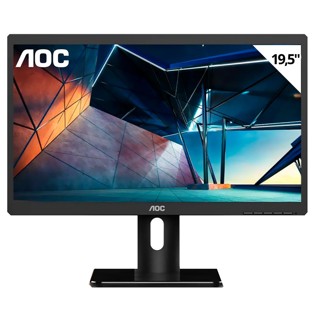 Monitor AOC 20E1H 19.5" HD LED 60Hz / 5Ms - Preto no Paraguai - Visão ...