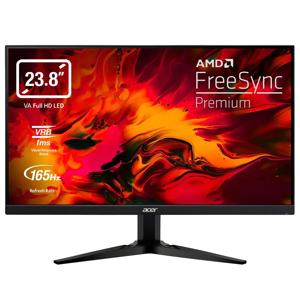 Monitor Gamer Acer Nitro KG1 KG241YSBIIP 23.8" Full HD LED 165Hz / 1Ms ...