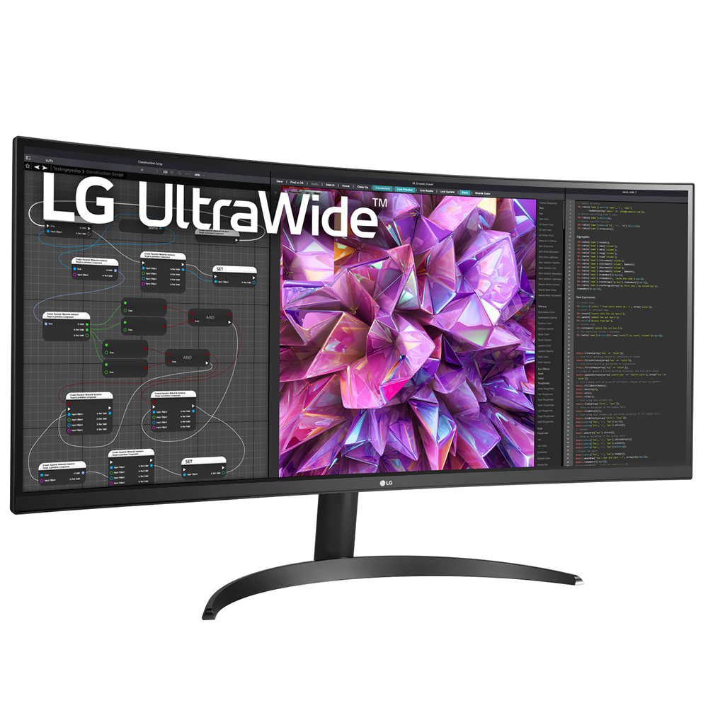 Monitor LG 34WQ60C UltraWide 34" QHD LED Curvo 160Hz / 5Ms - Preto no ...