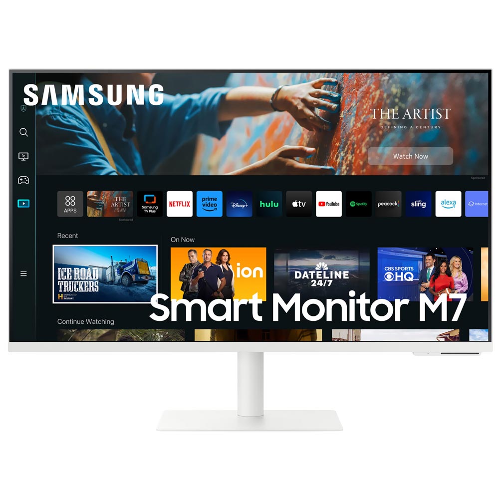 Monitor Samsung LS32CM701UNXZA Smart M7 32" UHD LED - Branco no Paraguai - Visão Vip Informática ...